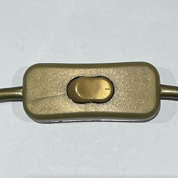 GLD-PLUG-3CORE Gold Pre-Made Switched 3 Core Cable Flex with UK Plug ...